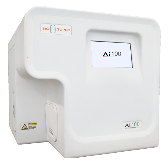 The AI100 is an AI-driven smart robotic microscope.